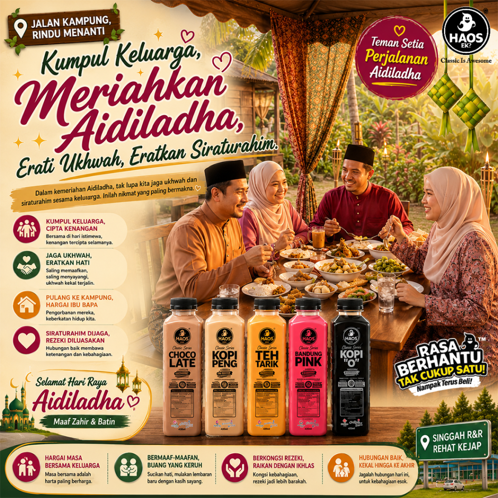 Haos Ek? Kini di Shell – Minuman Botol Viral Pilihan Ramai – Haos Berhad